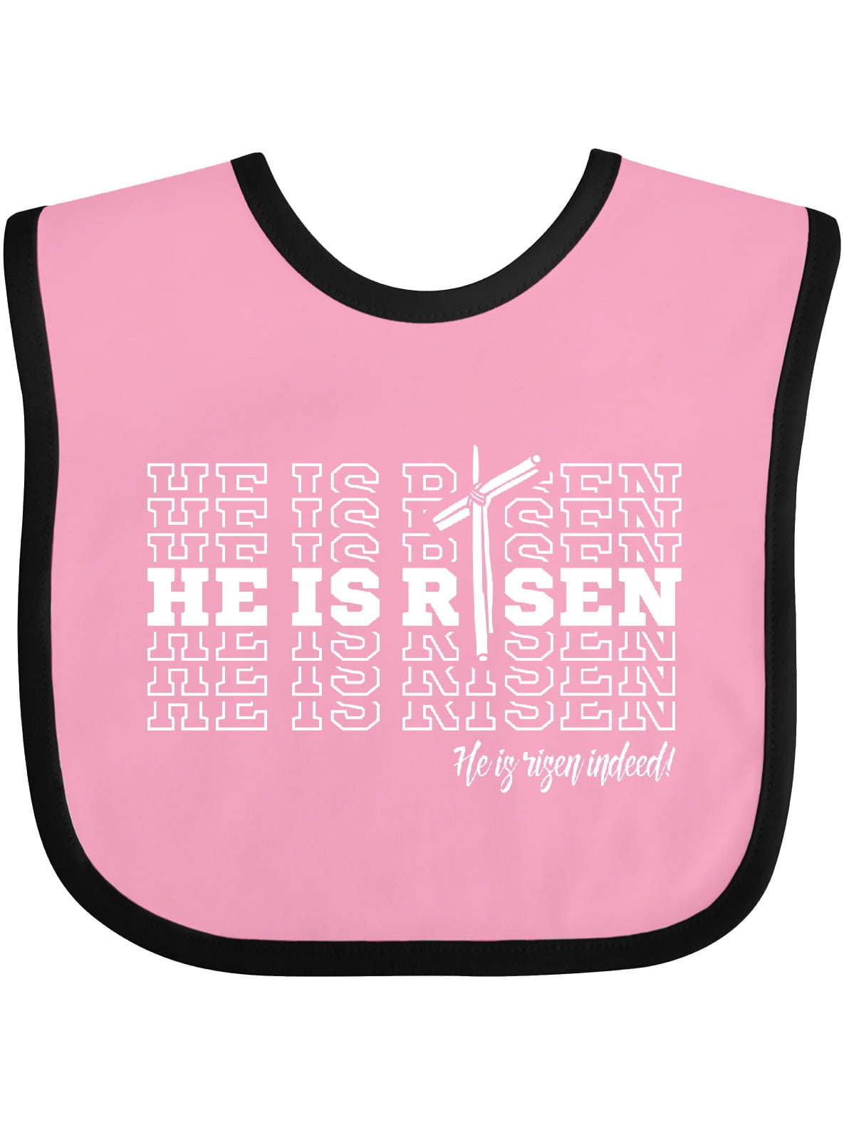 Inktastic He is Risen Mirror Words Boys or Girls Baby Bib - Walmart.com