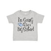 Bold Big Sister Colorful Sibling Reveal Announcement T-Shirt for Baby and Toddler Youth Girls ...