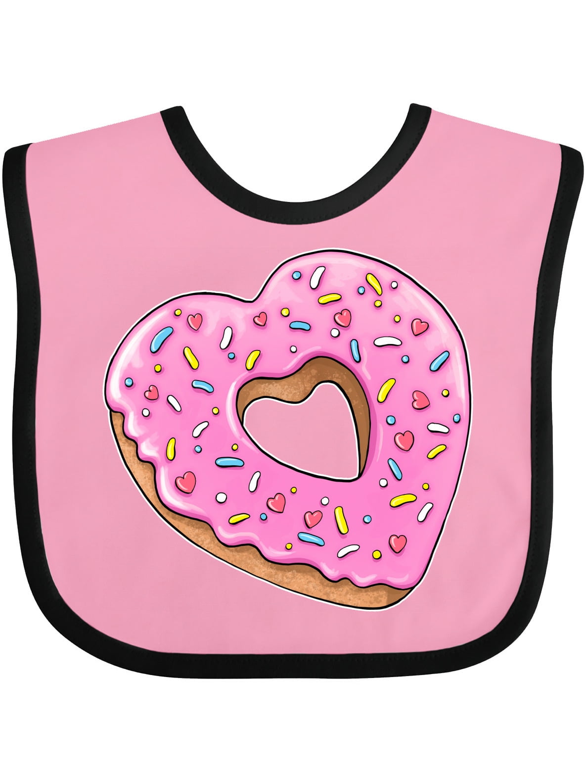 Inktastic Heart Shaped Donut with Pink Icing and Sprinkles Boys or ...