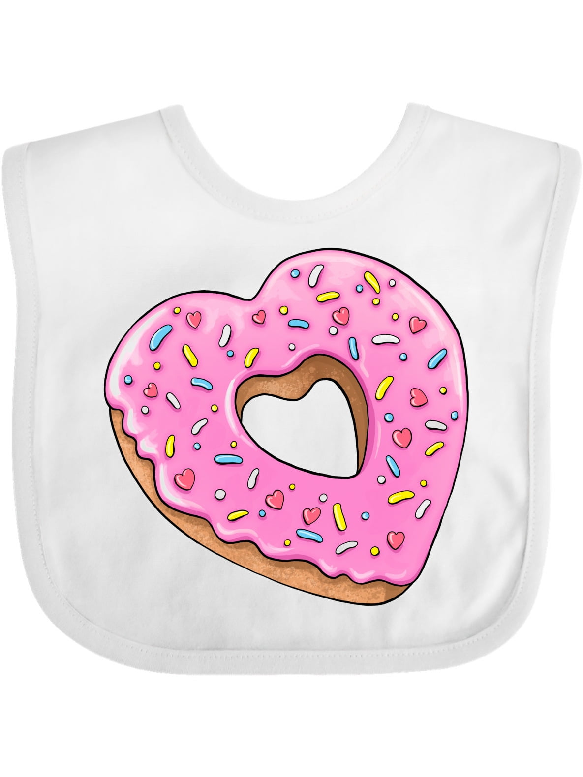 Inktastic Heart Shaped Donut with Pink Icing and Sprinkles Boys or ...