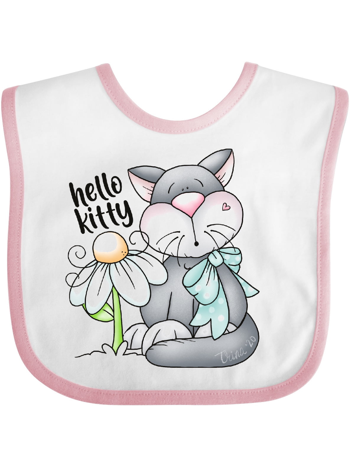 Inktastic Hello Kitty Cat Boys Baby Bib - Walmart.com