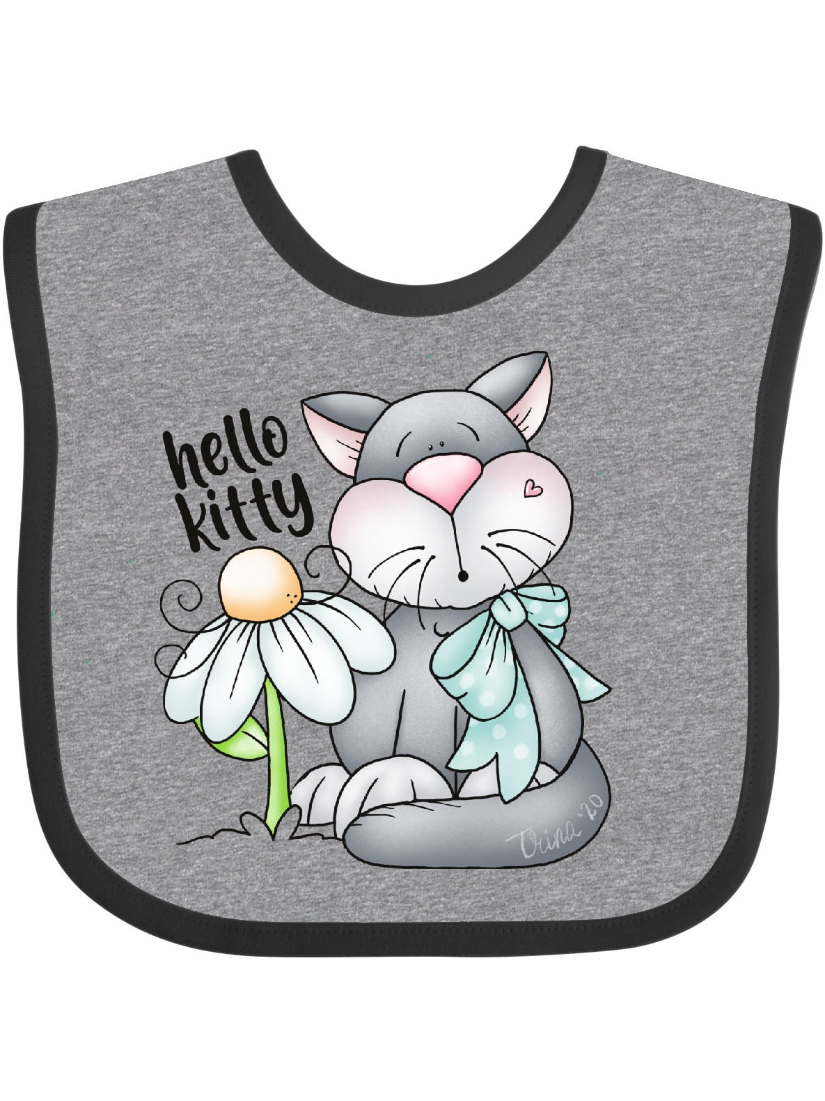 Inktastic Hello Kitty Cat Boys Baby Bib - Walmart.com