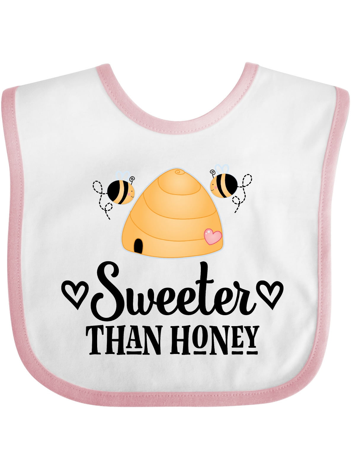 Inktastic Honey Bee Girls Cute Girls Baby Bib - Walmart.com