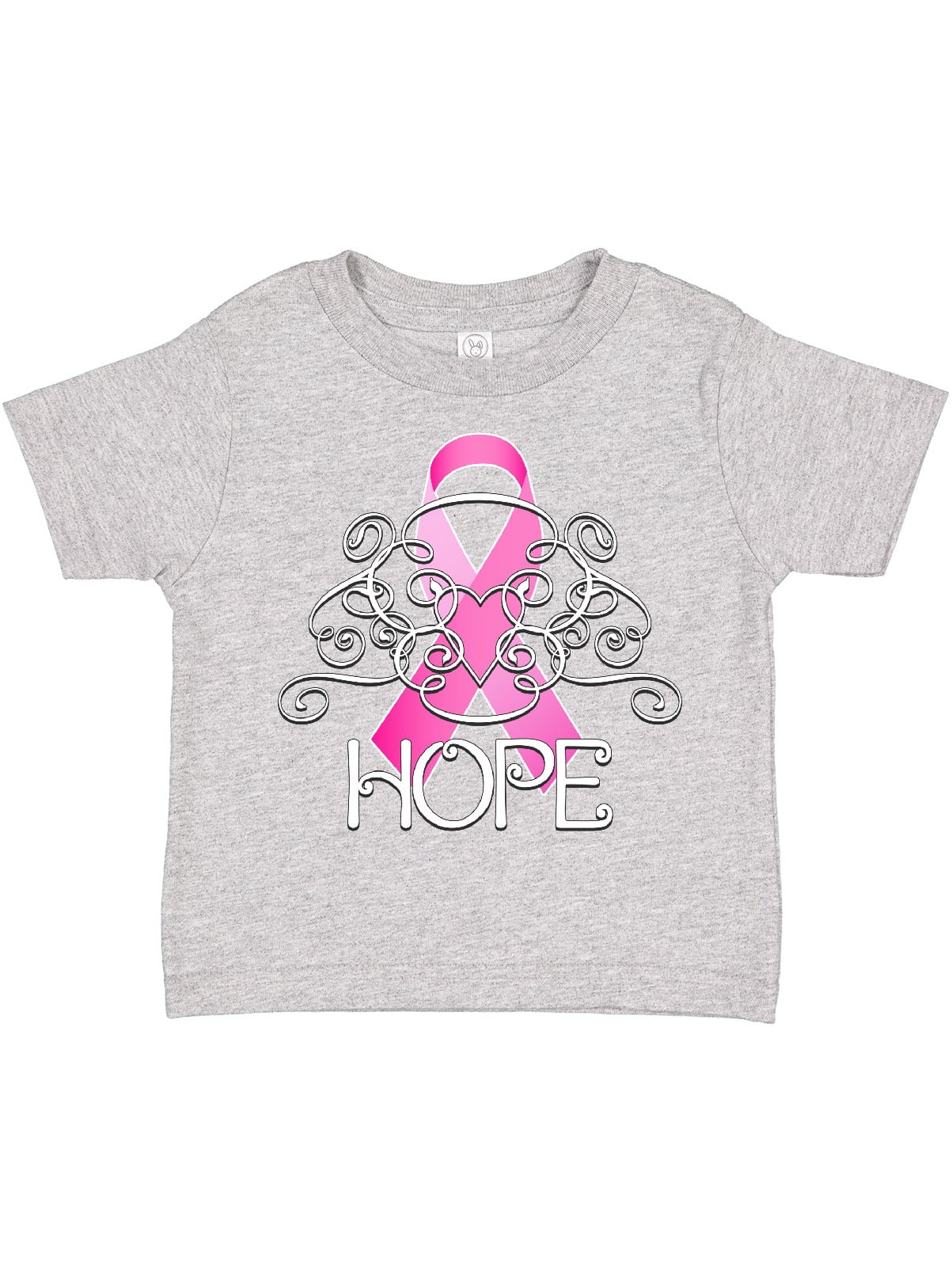 Inktastic Hope- Pink Ribbon Breast Cancer Awareness Boys or Girls ...