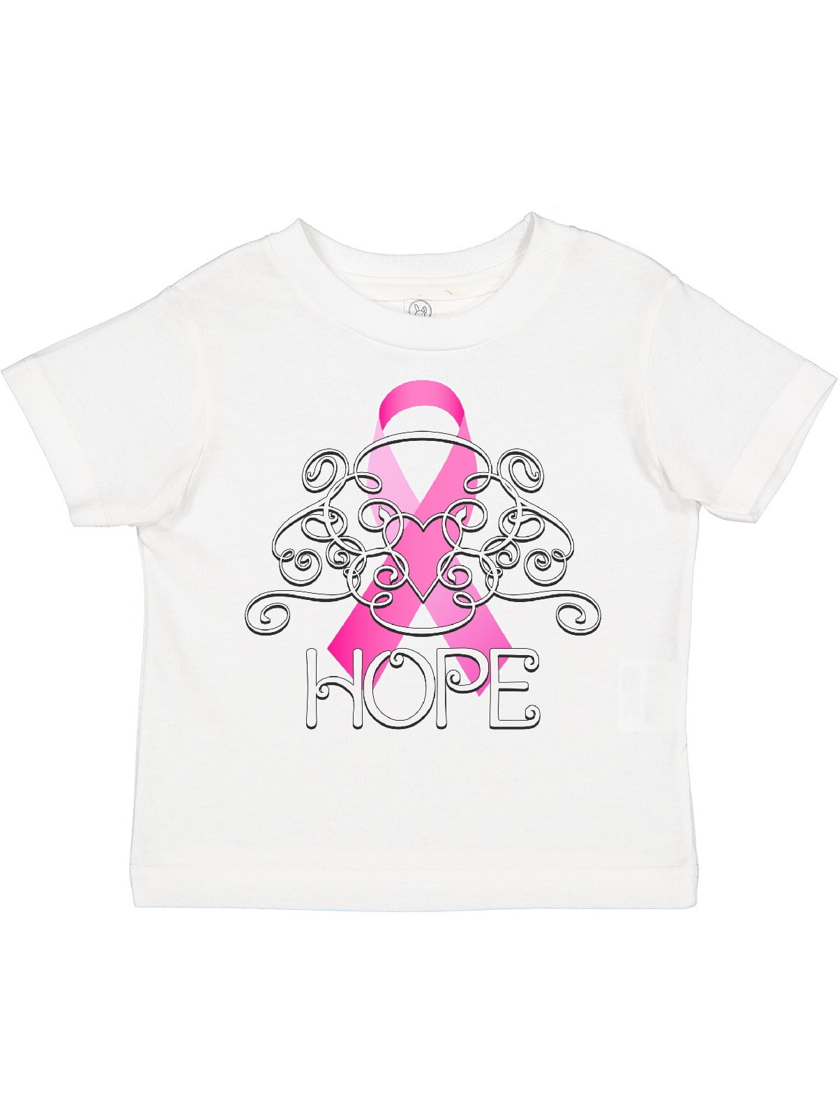 Inktastic Hope- Pink Ribbon Breast Cancer Awareness Boys or Girls ...