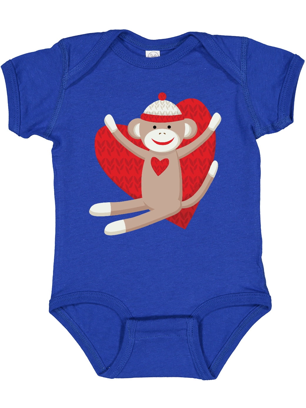 Inktastic Hug Sock Monkey Boys or Girls Baby Bodysuit - Walmart.com