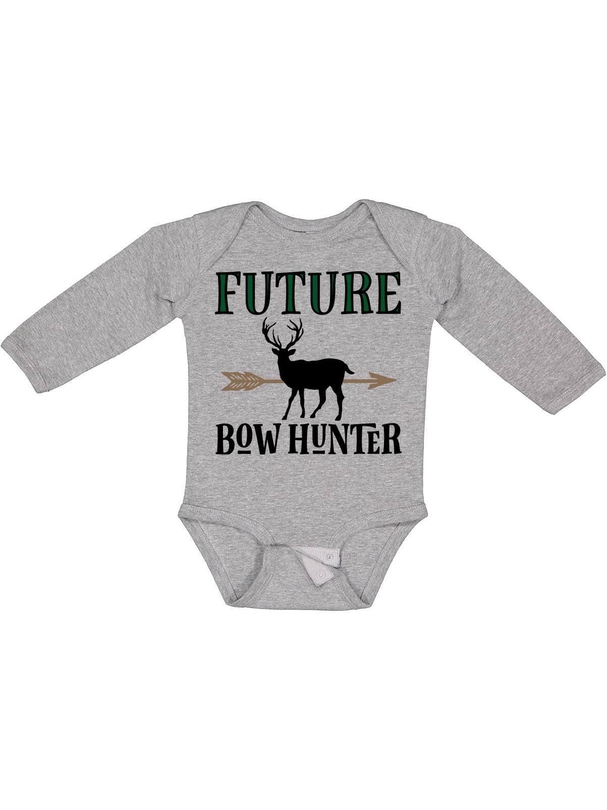 Inktastic Hunting Future Bow Hunter Boys Long Sleeve Baby Bodysuit ...