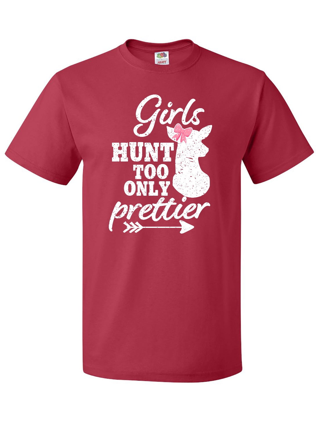 Inktastic Hunting Girls Hunt Too Only Prettier with Doe and Arrow T ...