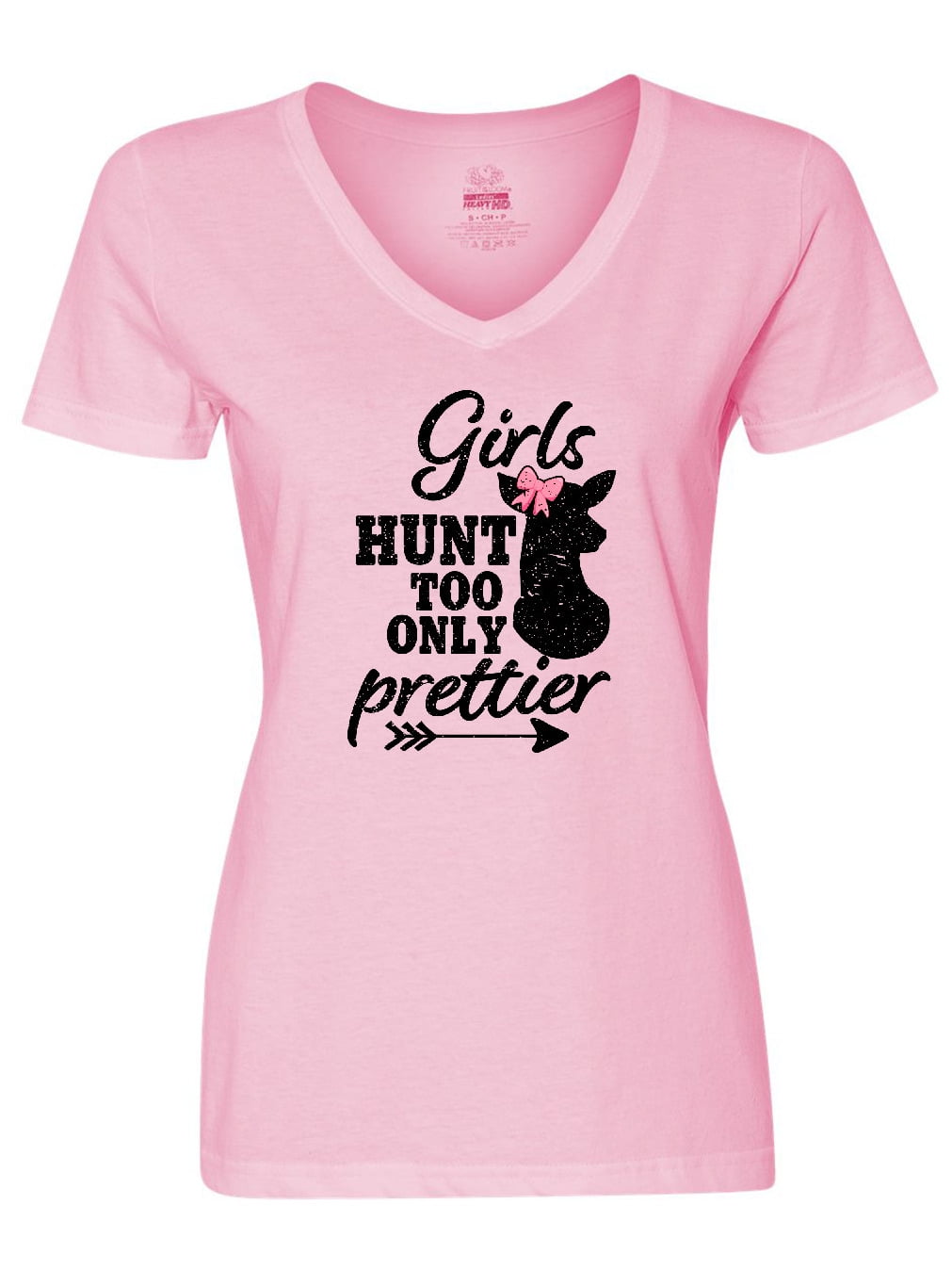 Inktastic Hunting Girls Hunt Too Only Prettier with Doe and Arrow Women ...
