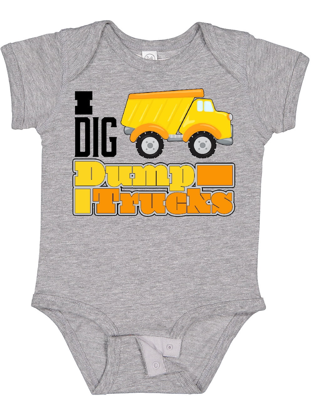 Inktastic I Dig Dump Trucks Boys or Girls Baby Bodysuit - Walmart.com