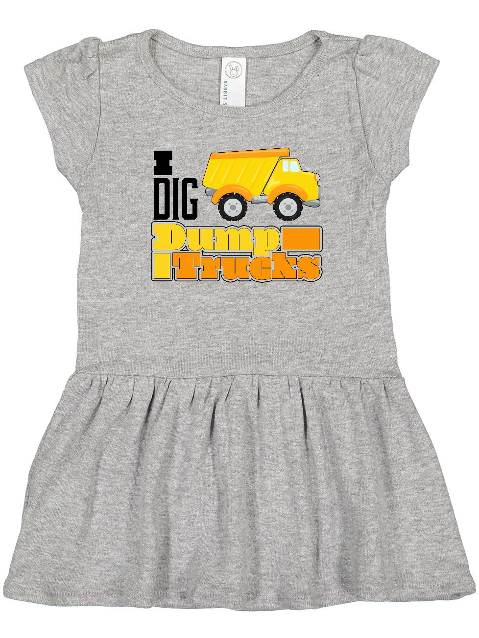 Inktastic I Dig Dump Trucks Girls Toddler Dress - Walmart.com