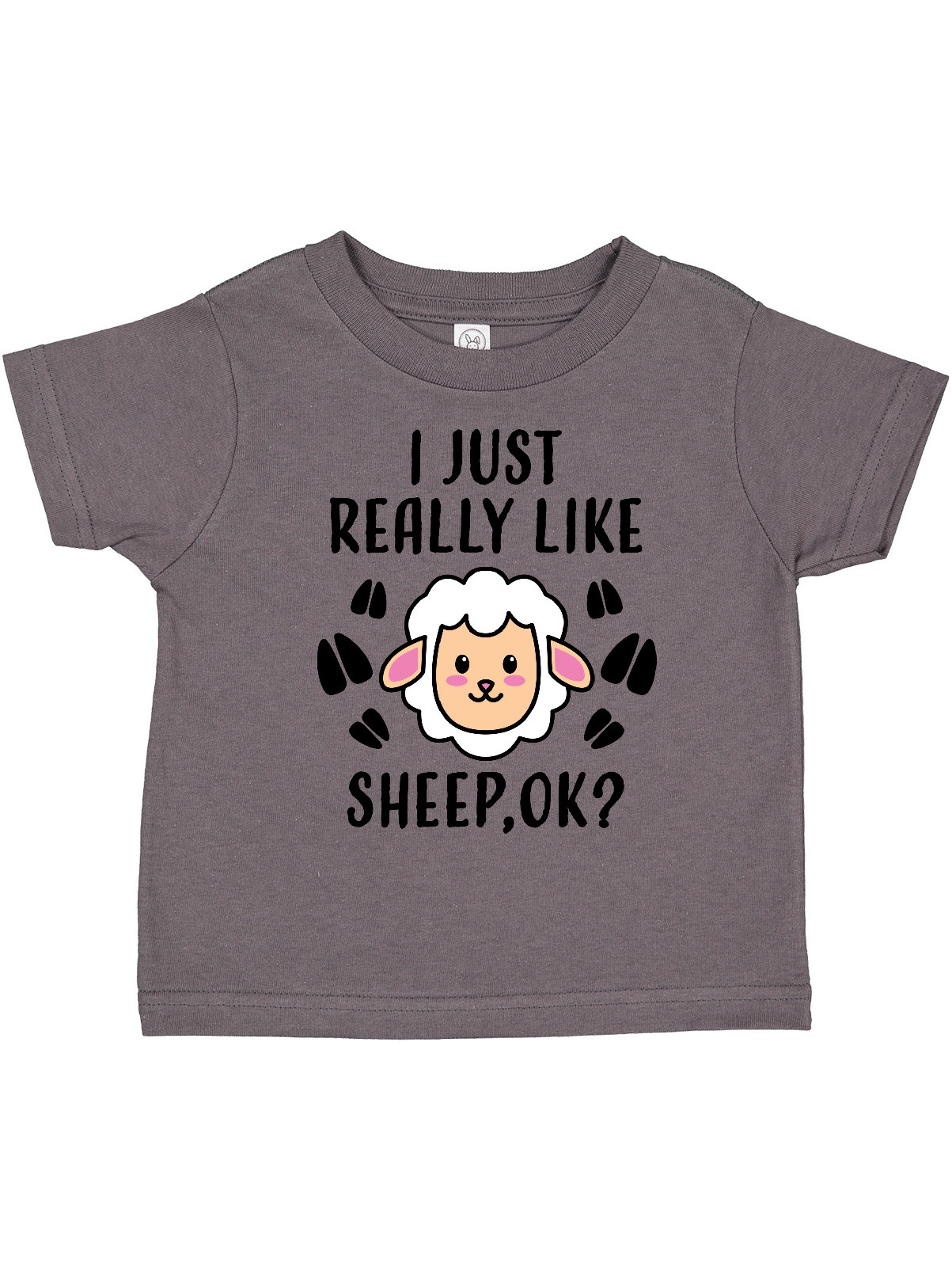 Inktastic I Just Really Like Sheep Ok Boys or Girls Toddler T-Shirt ...