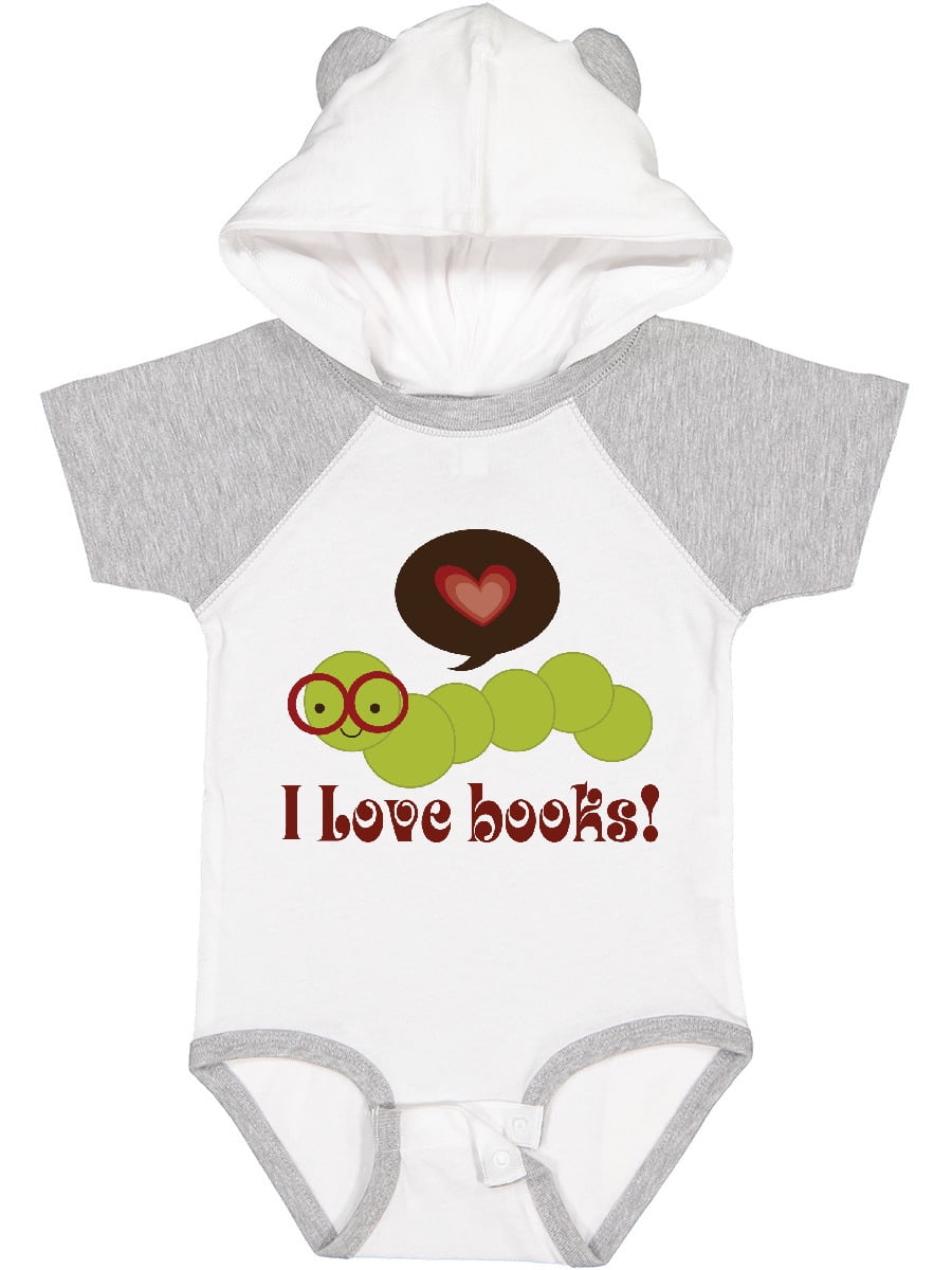 Inktastic I Love Books Bookworm Boys or Girls Baby Bodysuit - Walmart.com