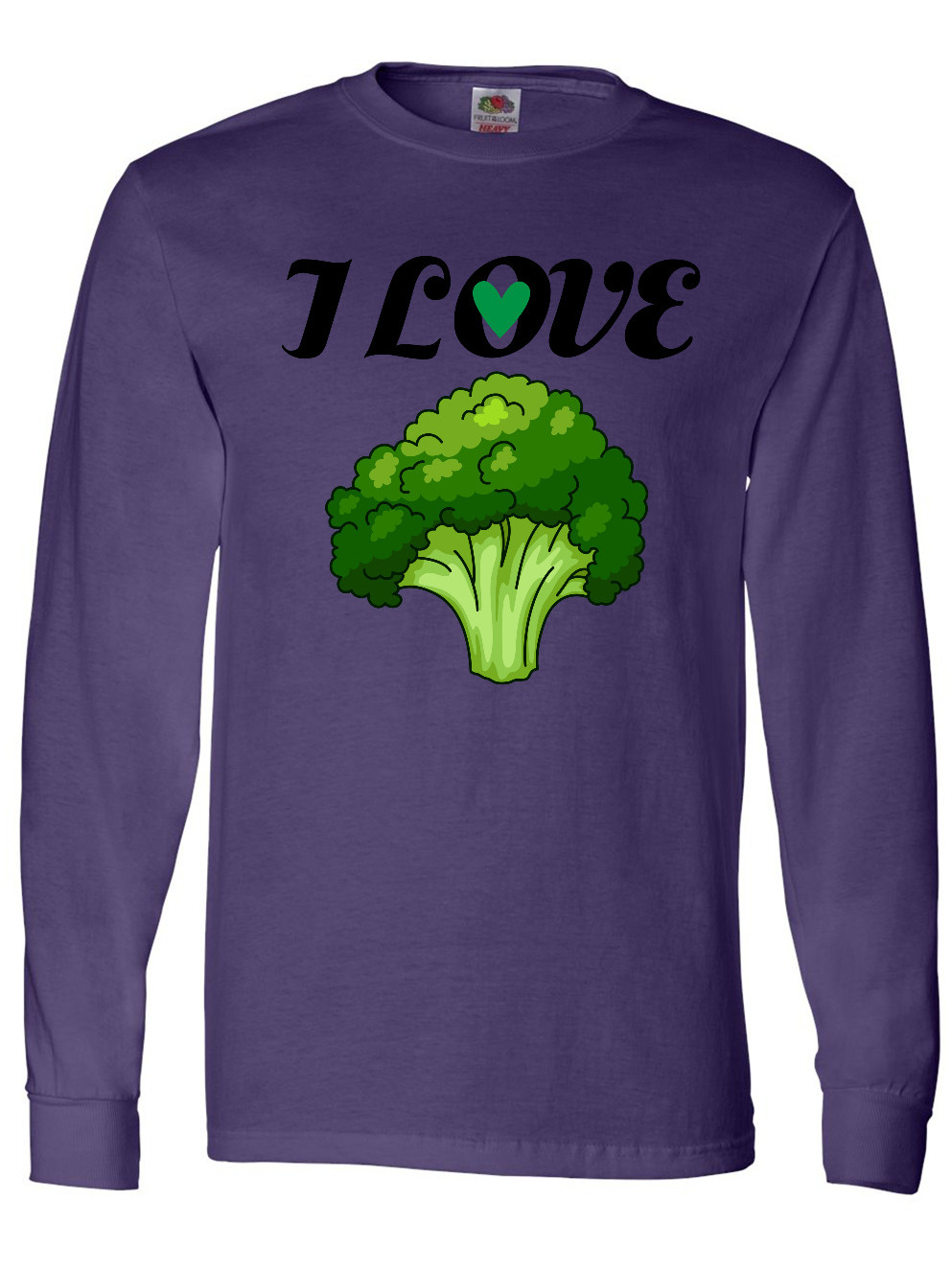 Inktastic I Love Broccoli Long Sleeve T-Shirt - Walmart.com