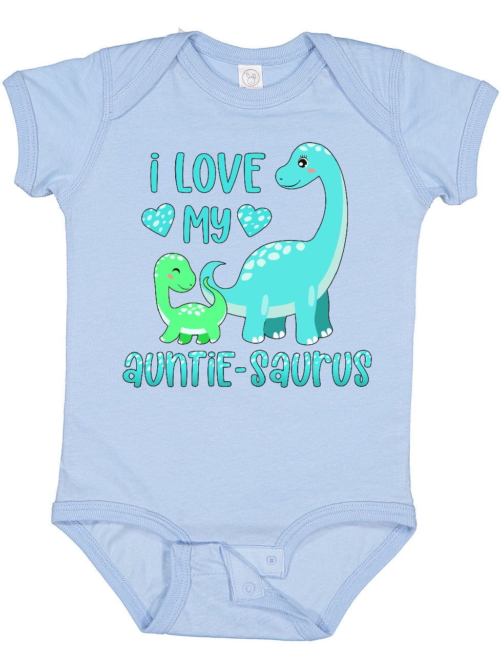 Inktastic I Love My Auntie-saurus Cute Brontosaurus Family Boys or ...