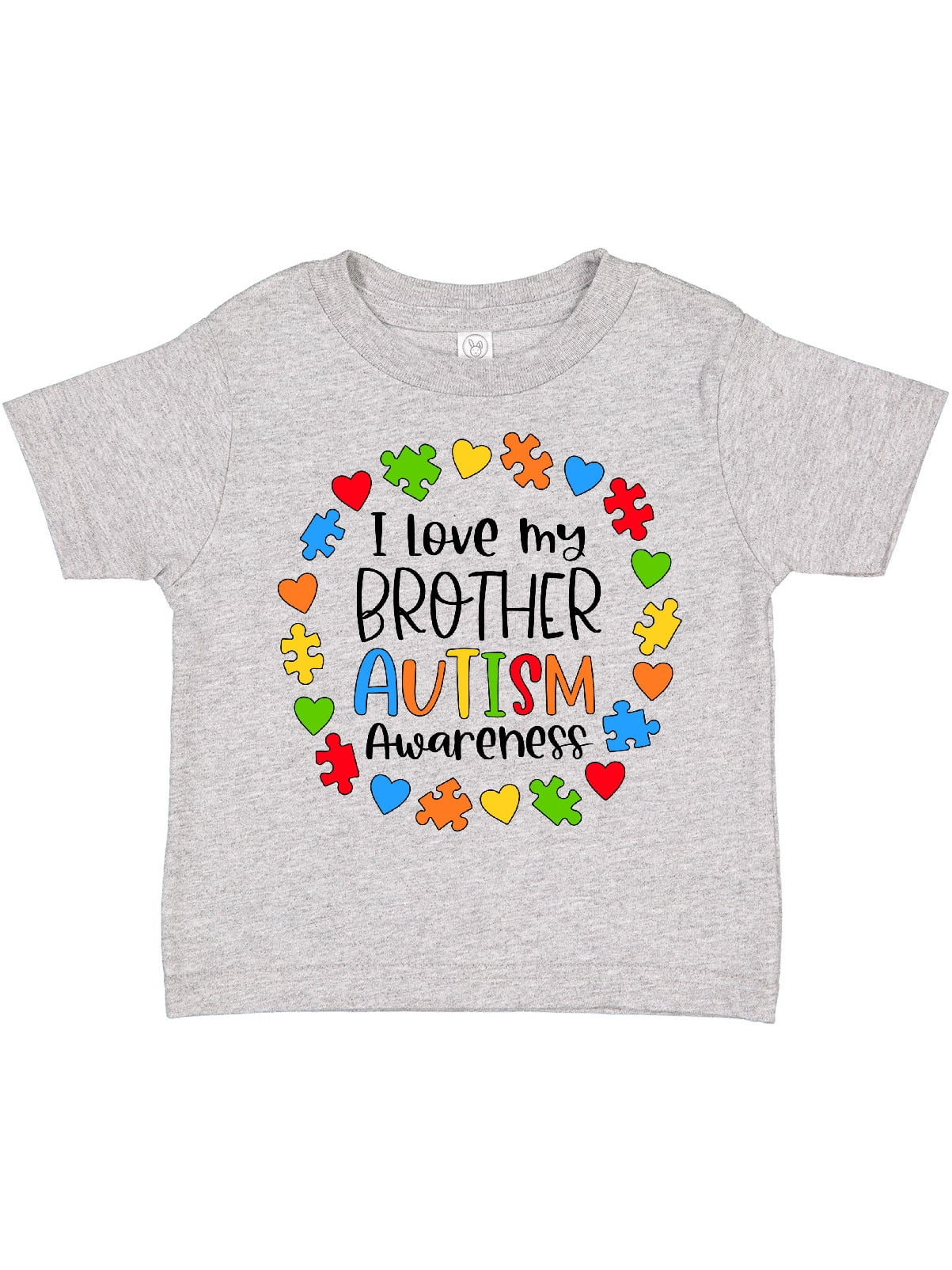 Inktastic I Love My Brother Autism Awareness Boys or Girls Toddler T ...