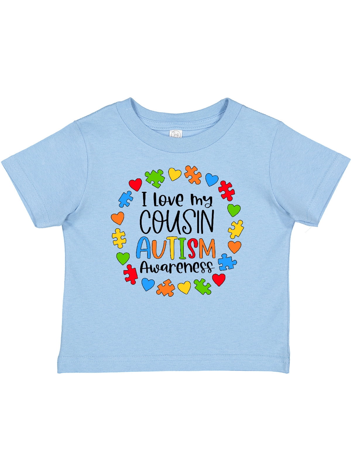 Inktastic I Love My Cousin Autism Awareness Boys or Girls Baby T-Shirt ...