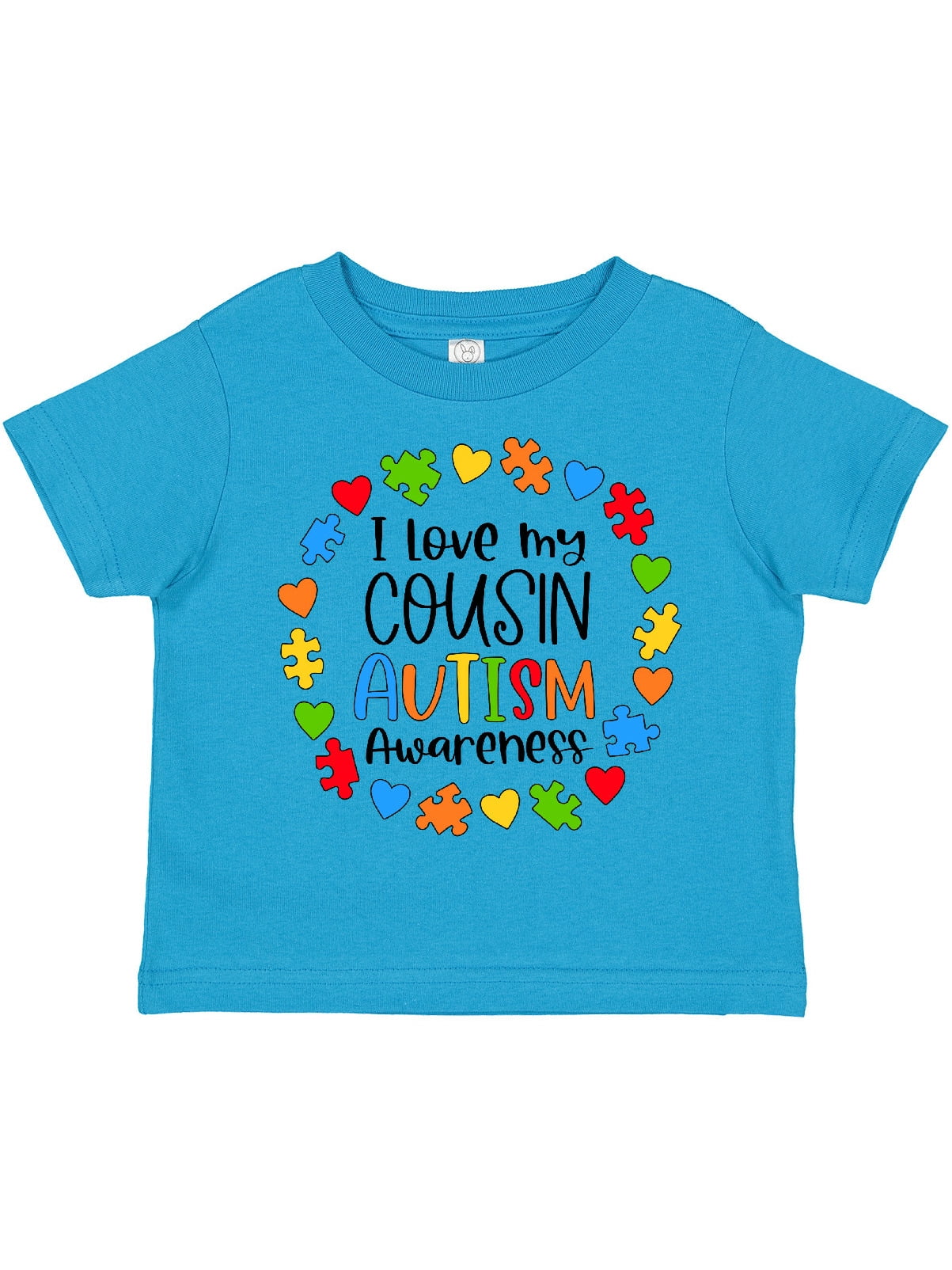 Inktastic I Love My Cousin Autism Awareness Boys or Girls Toddler T ...