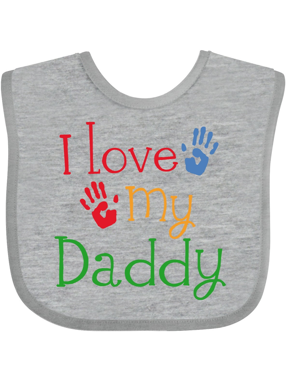 Inktastic I Love My Daddy Boys or Girls Baby Bib - Walmart.com