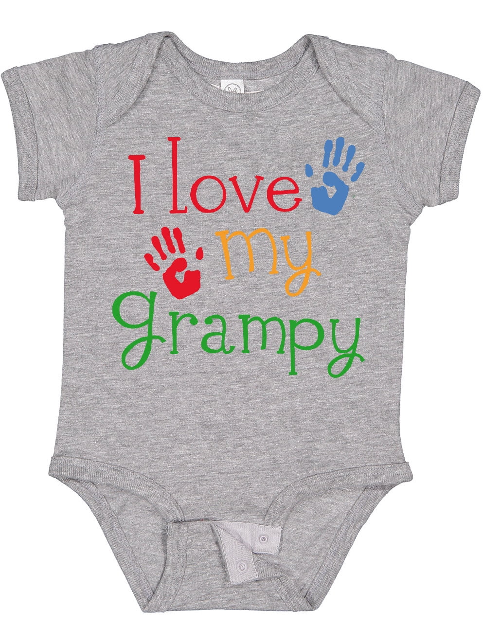 Inktastic I Love My Grampy Grandchild Boys or Girls Baby Bodysuit ...