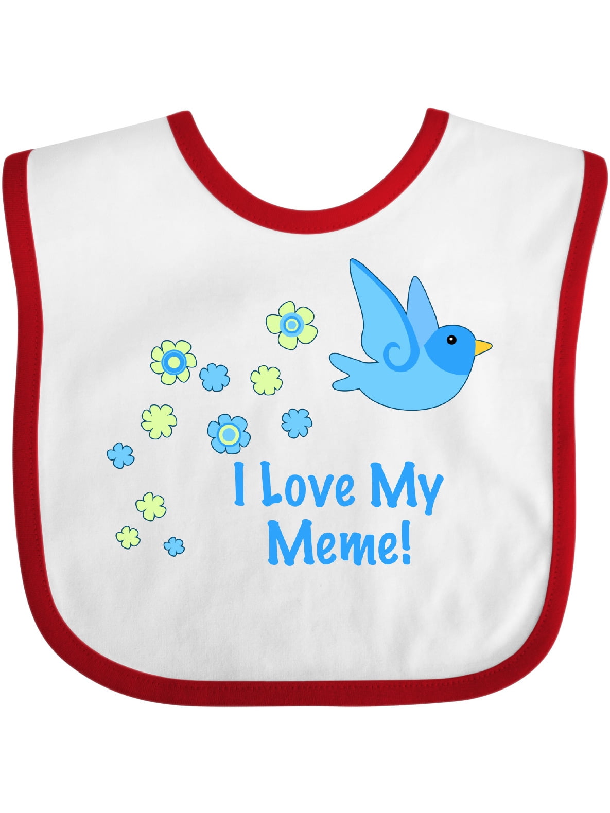 Inktastic I Love My Meme Boys Baby Bib - Walmart.com