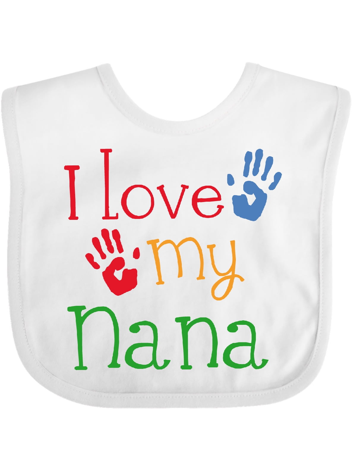 Inktastic I Love My Nana Boys or Girls Baby Bib - Walmart.com