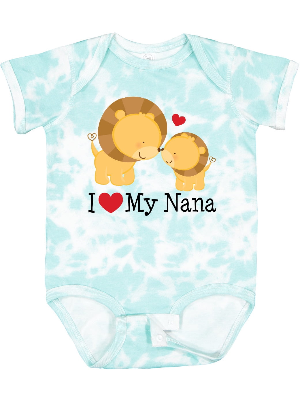 Inktastic I Love My Nana Boys or Girls Baby Bodysuit - Walmart.com