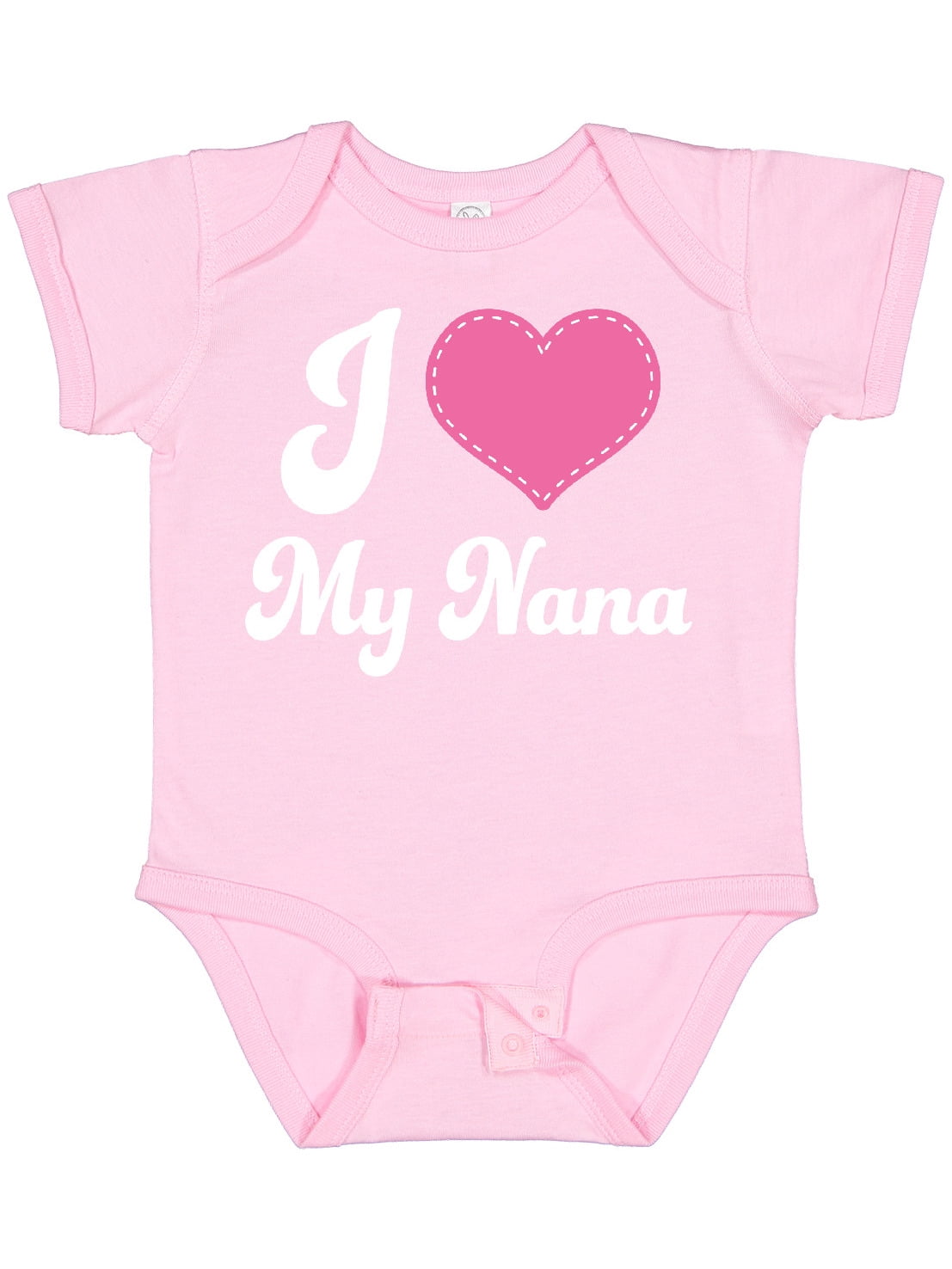 Inktastic I Love My Nana Boys or Girls Baby Bodysuit - Walmart.com