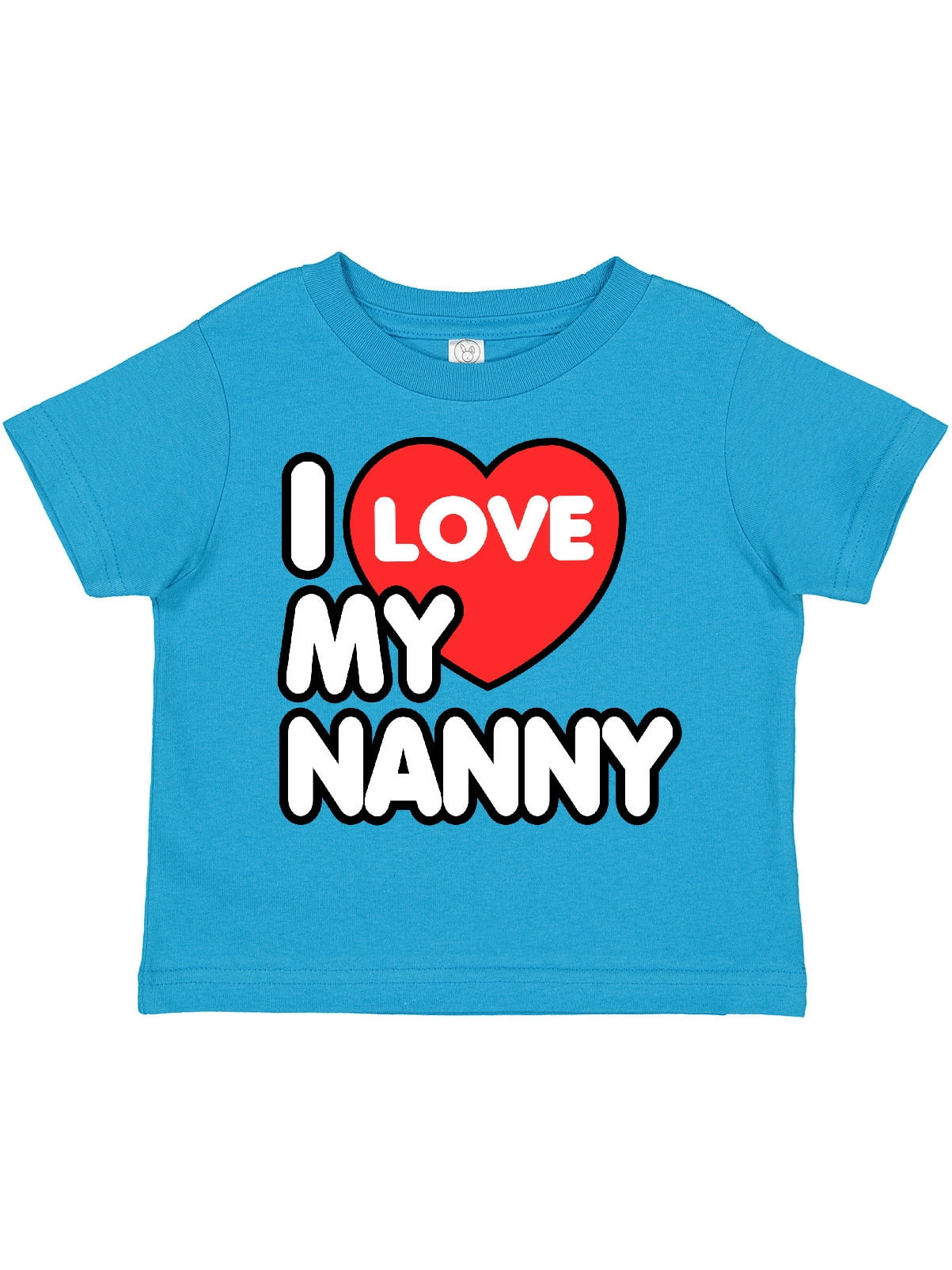 Inktastic I Love My Nanny Boys or Girls Toddler T-Shirt - Walmart.com