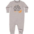 Inktastic I Love My Noni to the Moon and Back Baby Fleece Romper ...
