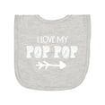 Inktastic I Love My Pop Pop with Arrow Newborn Bib - Walmart.com