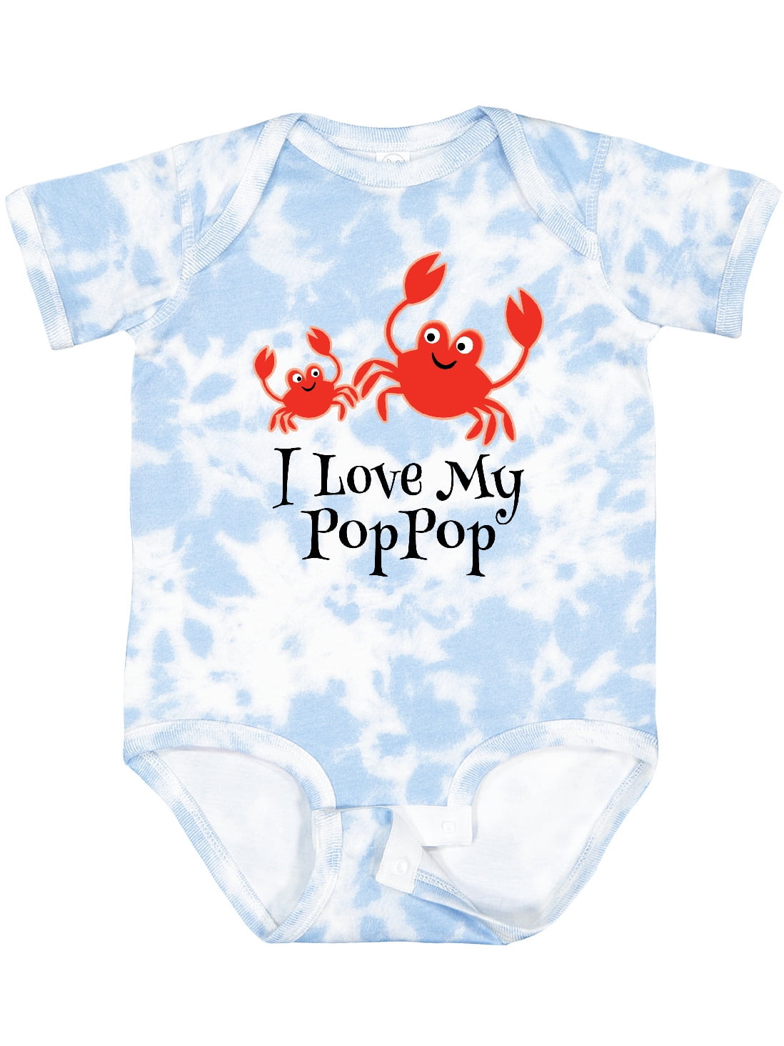 Inktastic I Love My Poppop Grandchild Boys or Girls Baby Bodysuit - Walmart.com