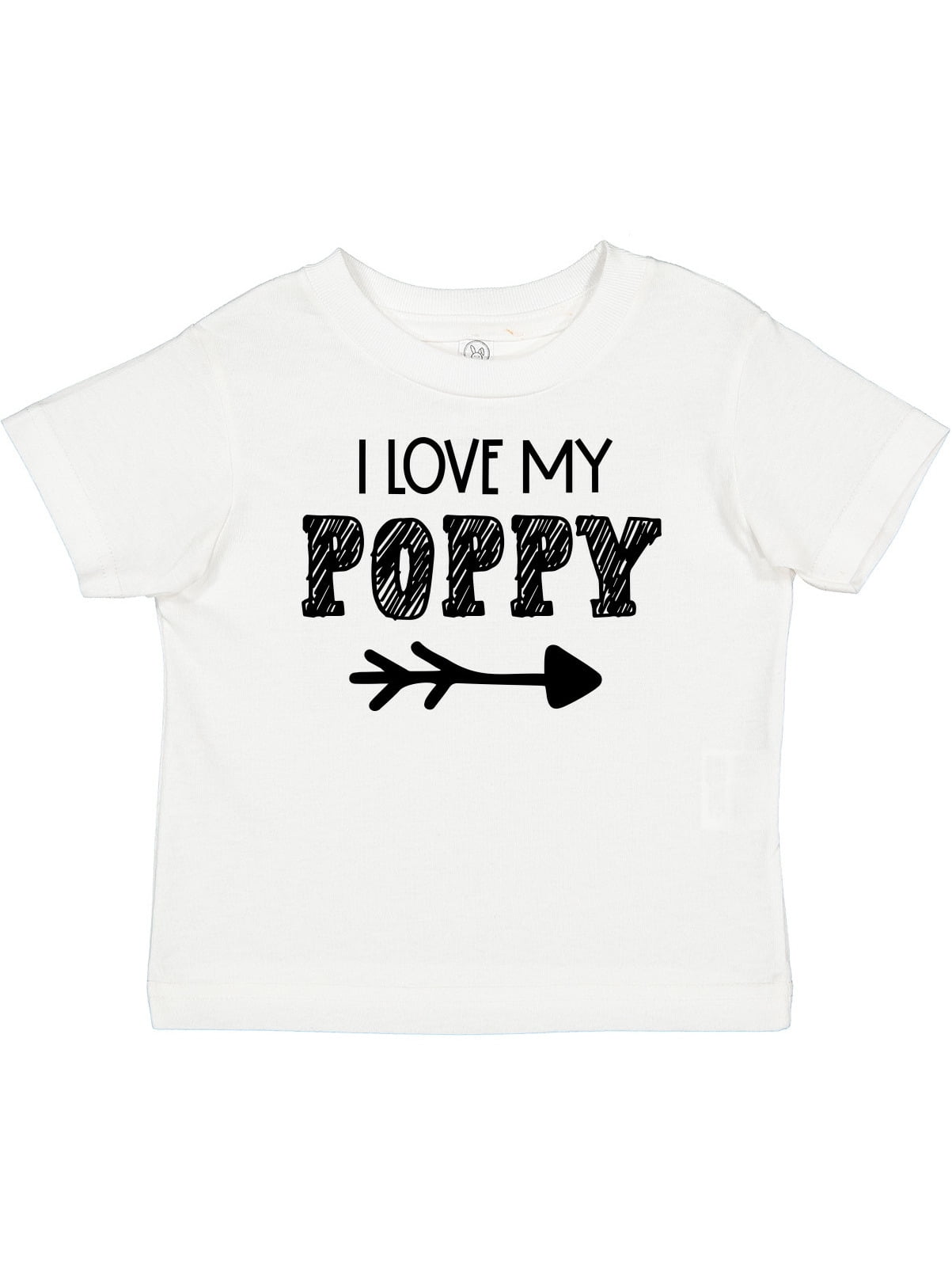 Inktastic I Love My Poppy with Arrow Boys or Girls Baby T-Shirt ...