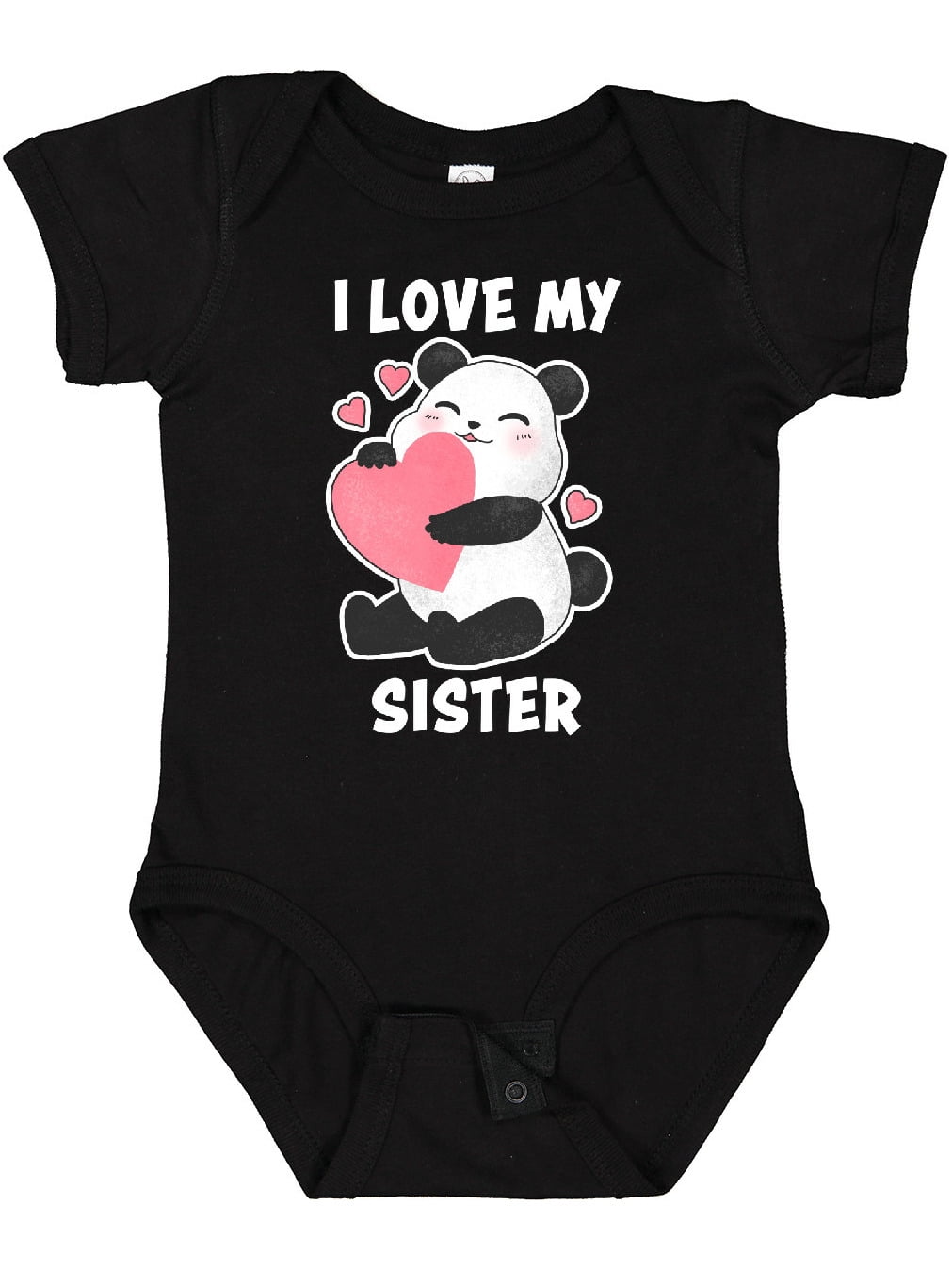 Inktastic I Love My Sister with Panda Illustration Boys or Girls Baby ...