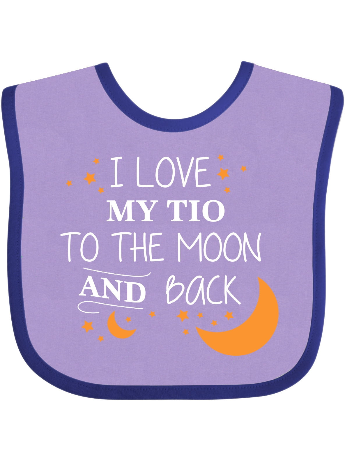 Inktastic I Love My Tio To The Moon and Back Boys or Girls Baby Bib - Walmart.com