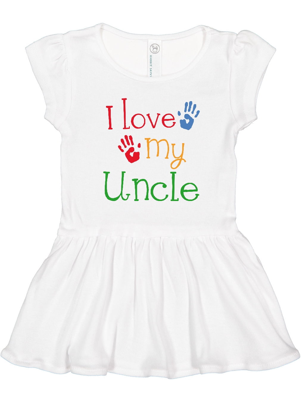 Inktastic I Love My Uncle childs Girls Toddler Dress - Walmart.com