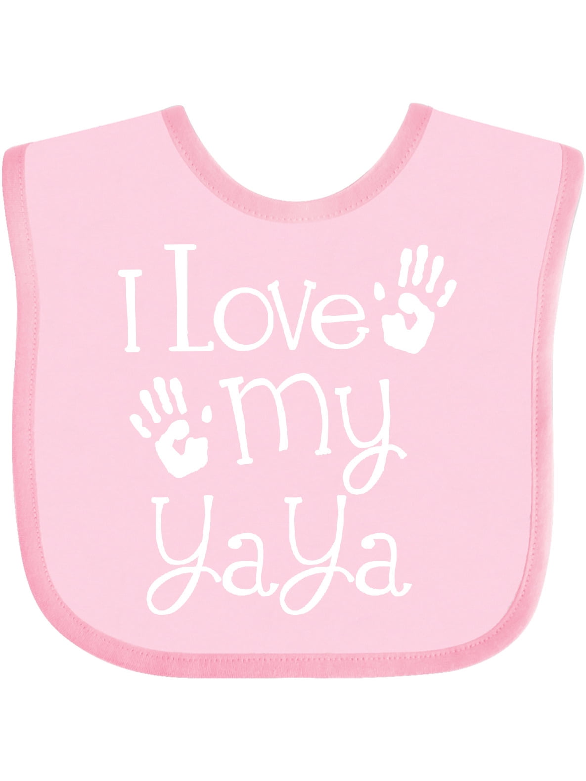 Inktastic I Love My Yaya Grandchild Boys or Girls Baby Bib - Walmart.com