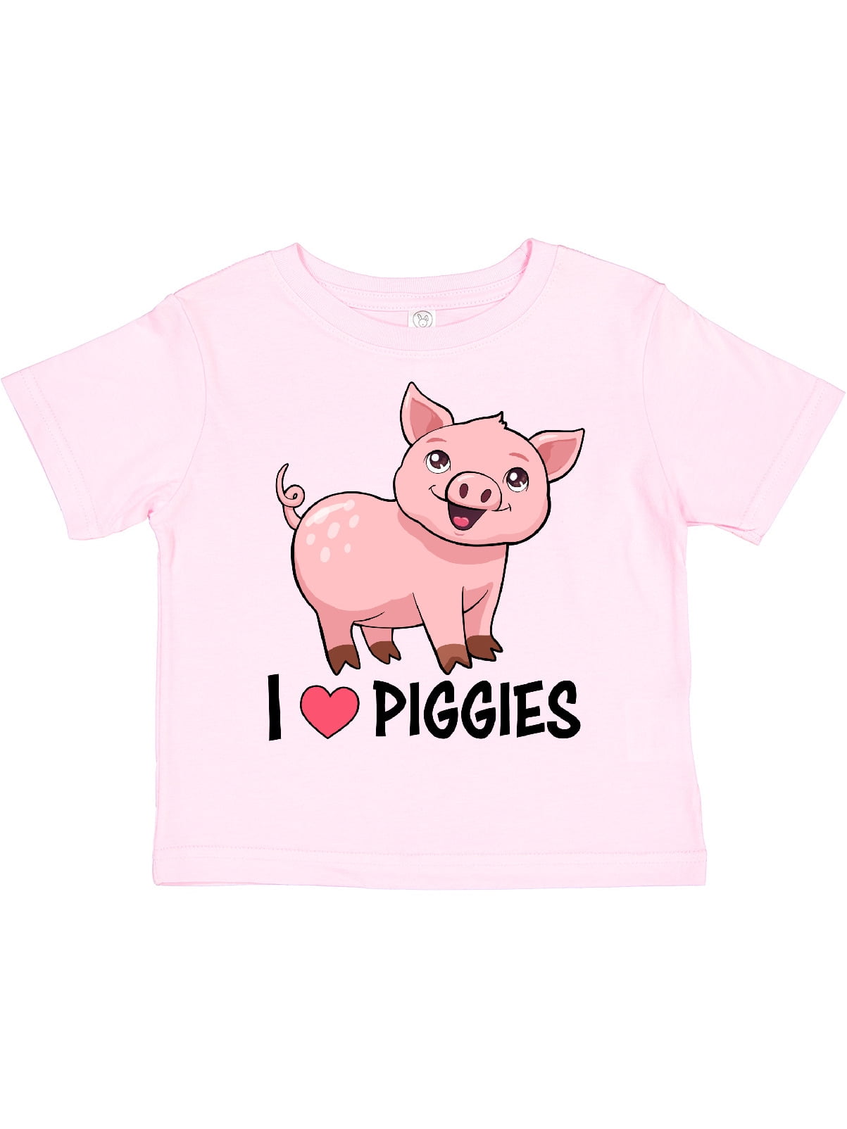 Inktastic I Love Piggies- Cute Pig Boys or Girls Toddler T-Shirt ...