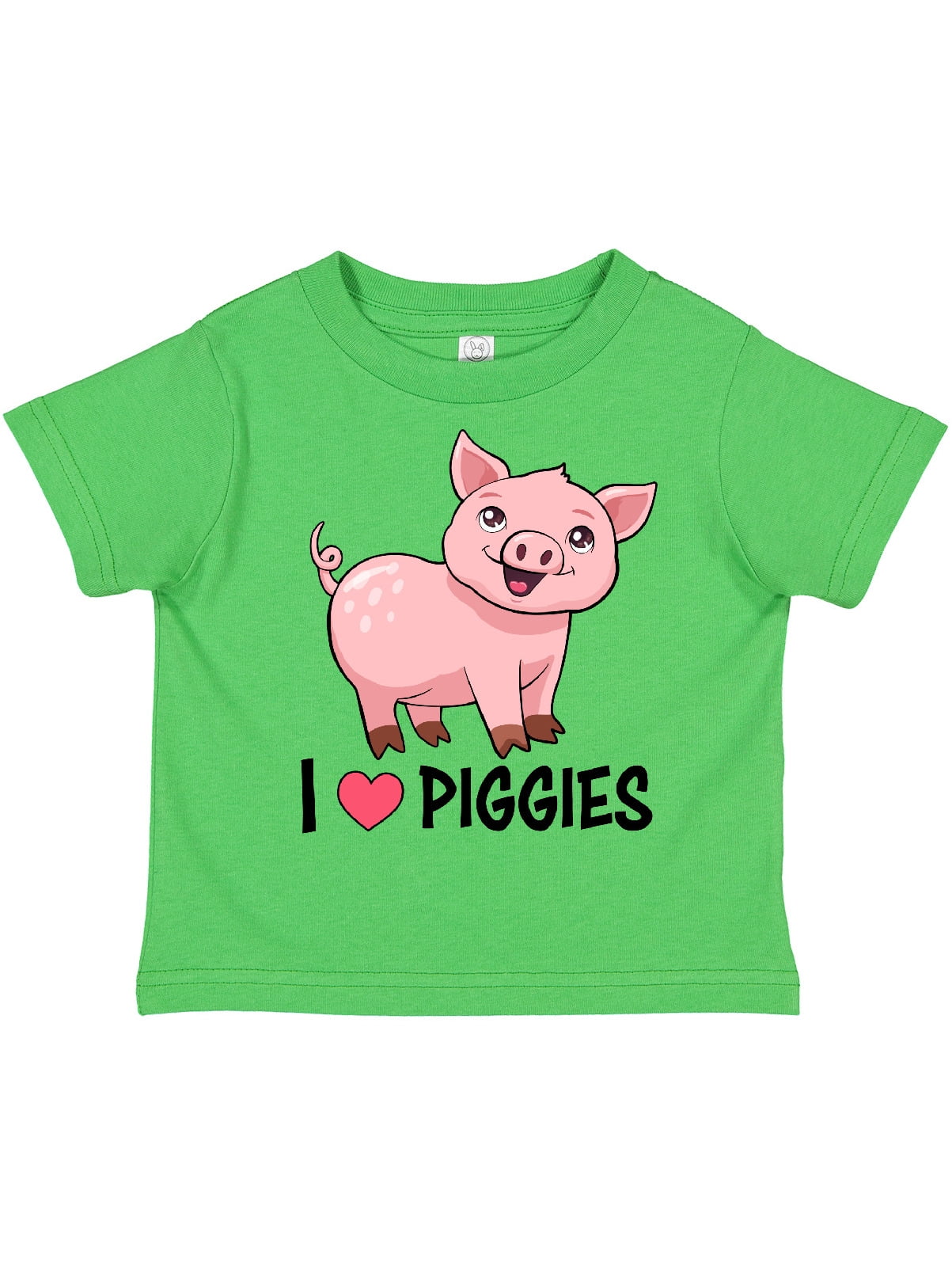 Inktastic I Love Piggies Cute Pig Boys or Girls Toddler T-Shirt ...