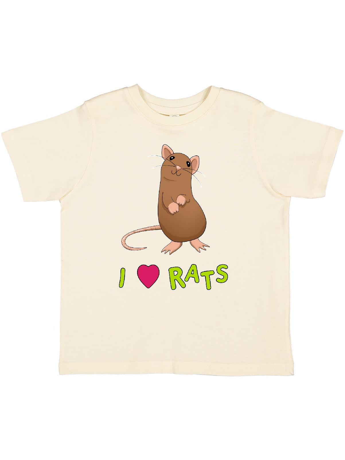 Inktastic I Love Rats Boys or Girls Toddler T-Shirt - Walmart.com