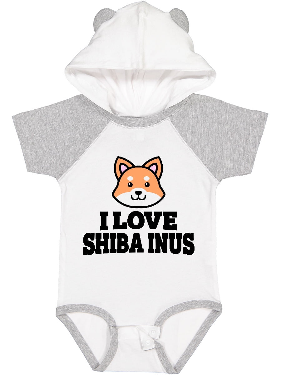 Inktastic I Love Shiba Inus Boys or Girls Baby Bodysuit - Walmart.com