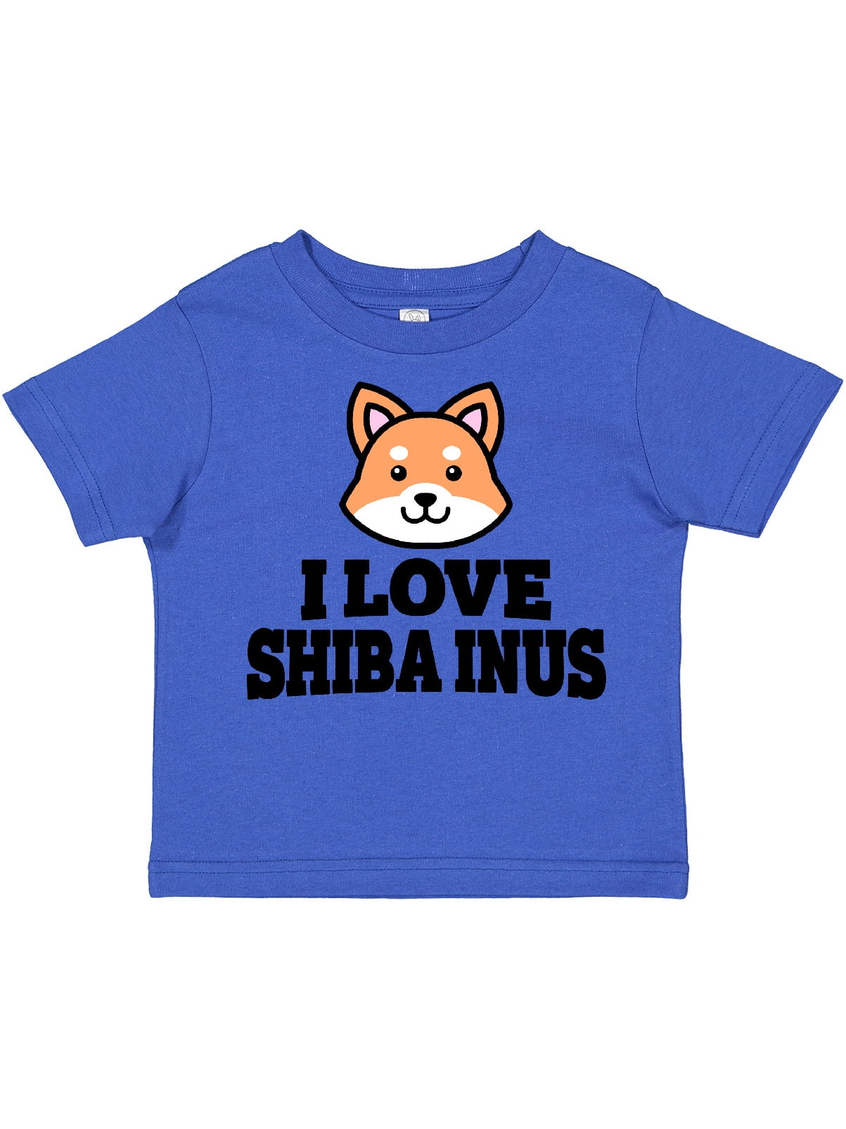 Inktastic I Love Shiba Inus Boys or Girls Toddler T-Shirt - Walmart.com