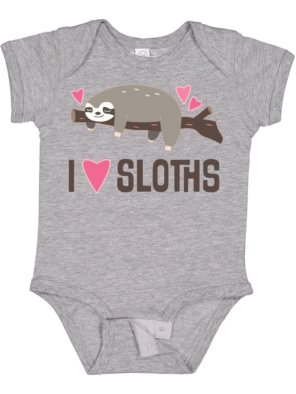 Inktastic I Love Sloths Girls Baby Bodysuit - Walmart.com