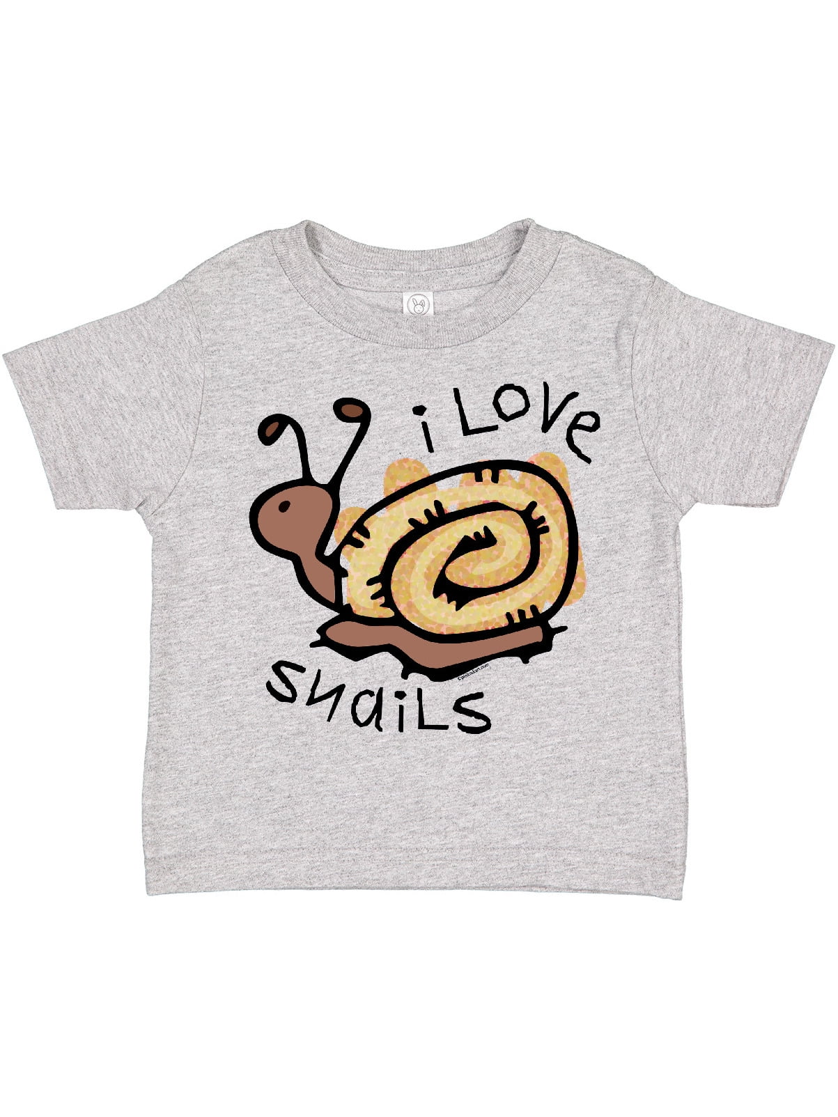Inktastic I Love Snails Boys or Girls Toddler T-Shirt - Walmart.com