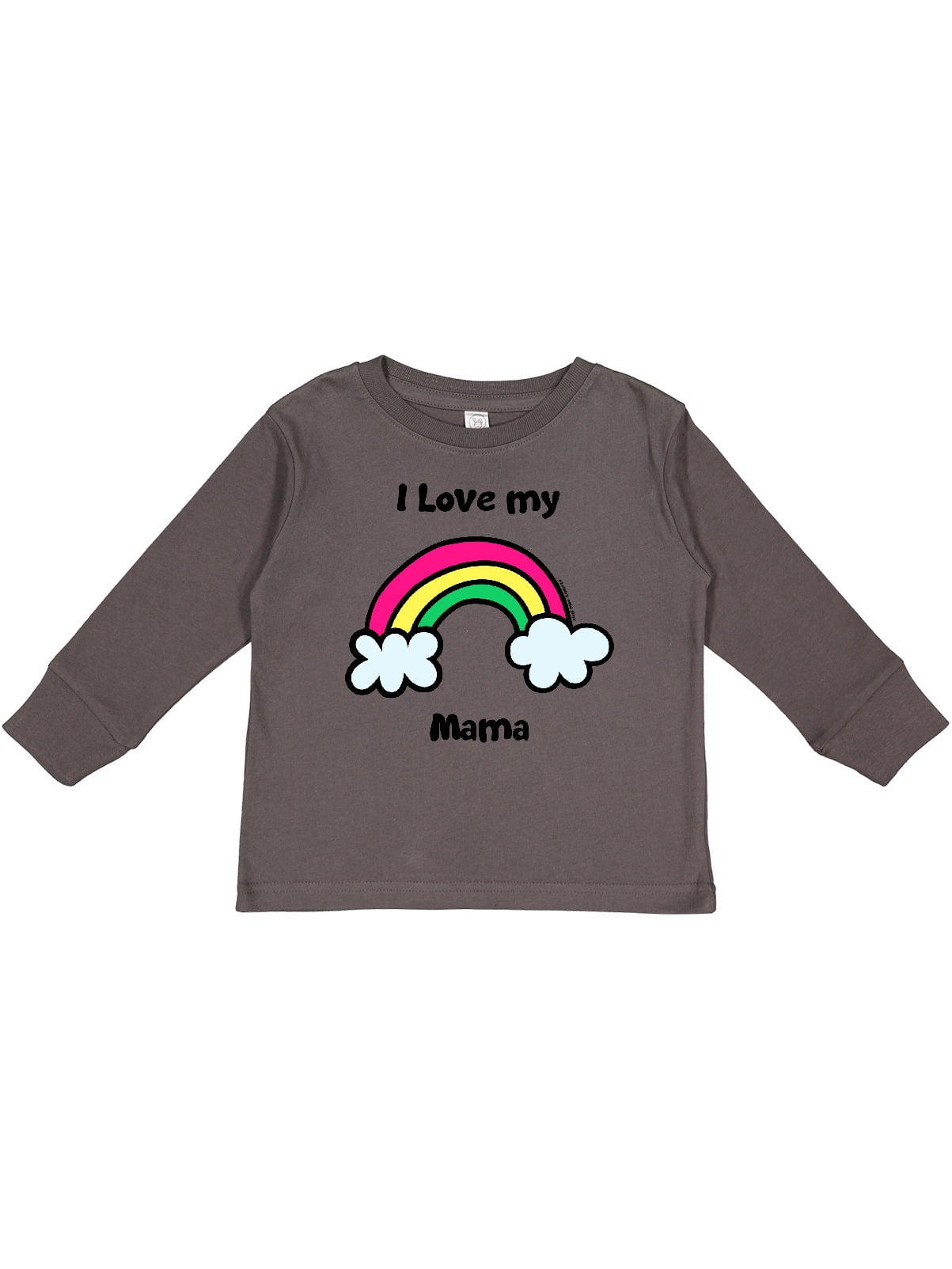 Inktastic I Love My Mama Boys or Girls Long Sleeve Toddler T-Shirt - Walmart.com
