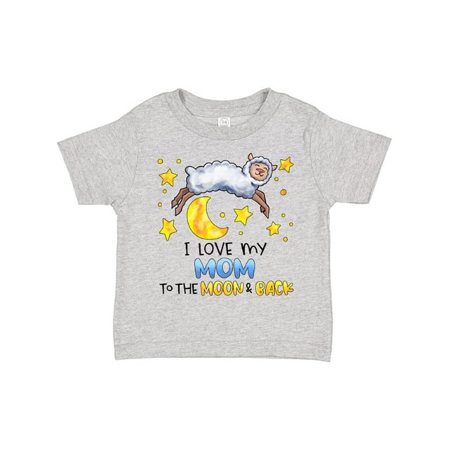 Inktastic I Love my Mom to the Moon and Back Cute Sheep Boys or Girls Toddler T-Shirt - Walmart.com