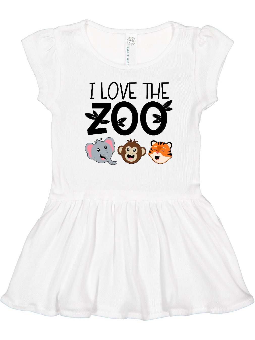 Inktastic I Love the Zoo Cute Animals Girls Toddler Dress - Walmart.com