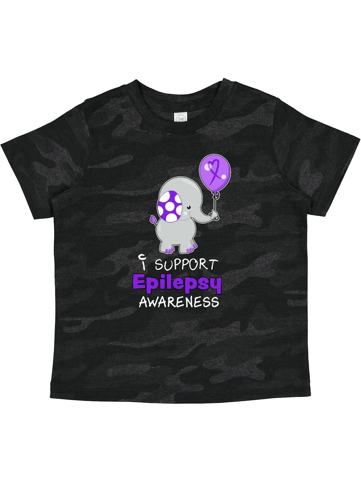 Inktastic I Support Epilepsy Awareness Elephant with Balloon Boys or ...