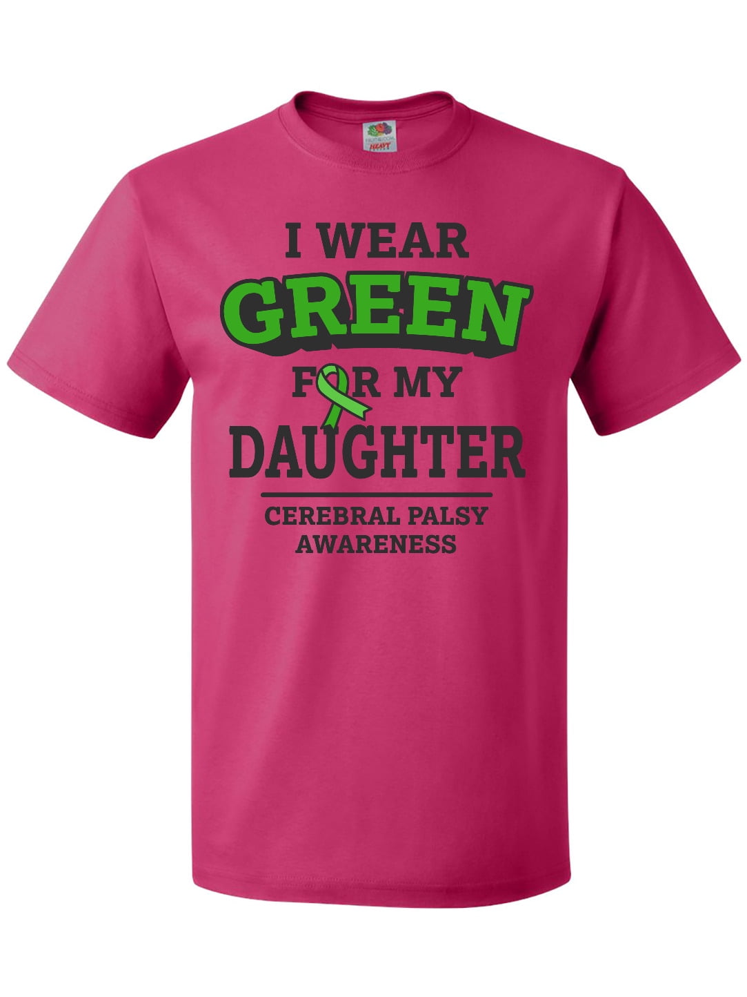 Inktastic I Wear Green for My Daughter for Cerebral Palsy T-Shirt - Walmart.com
