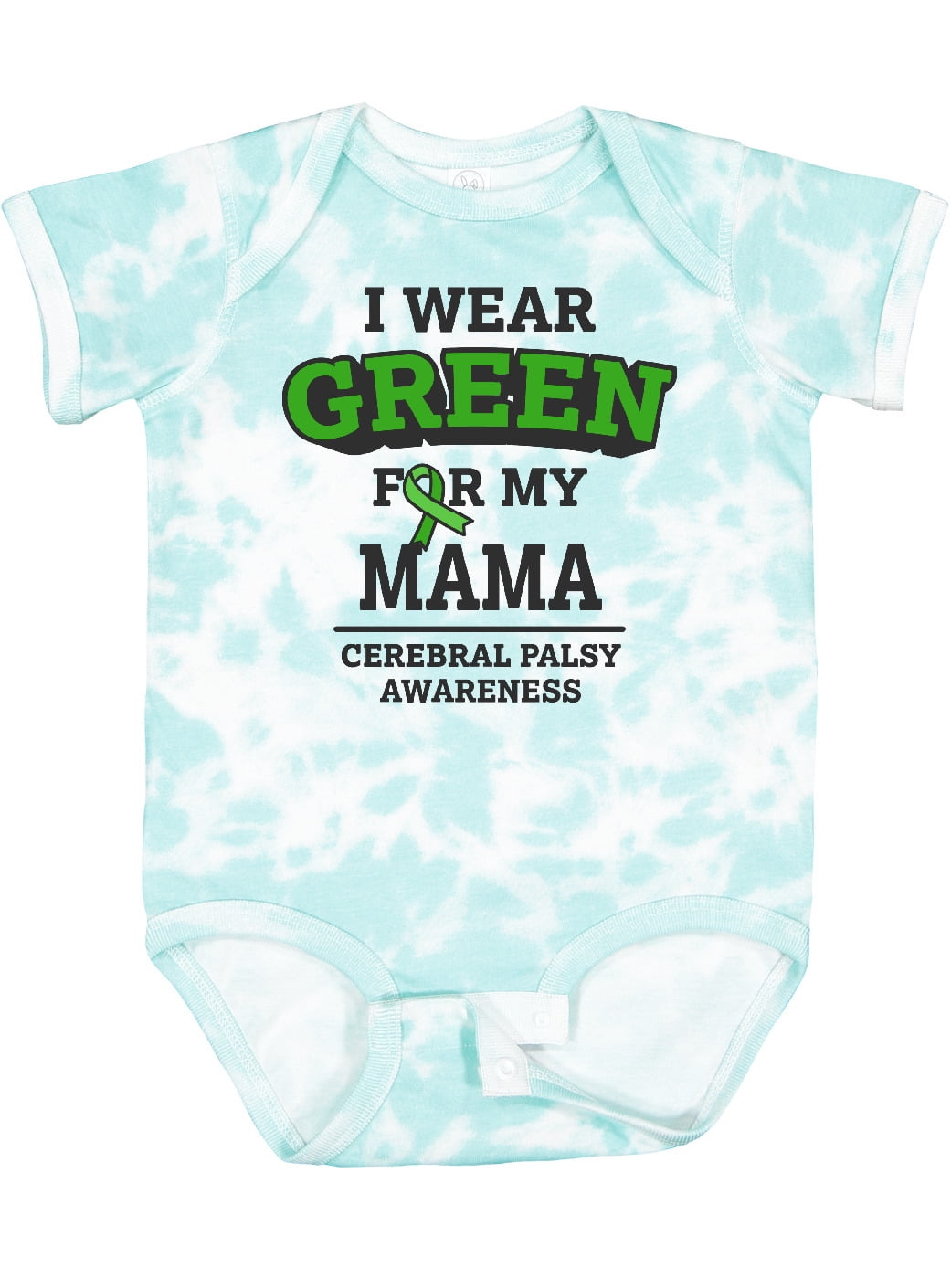 Inktastic I Wear Green for My Mama for Cerebral Palsy Boys or Girls Baby Bodysuit - Walmart.com